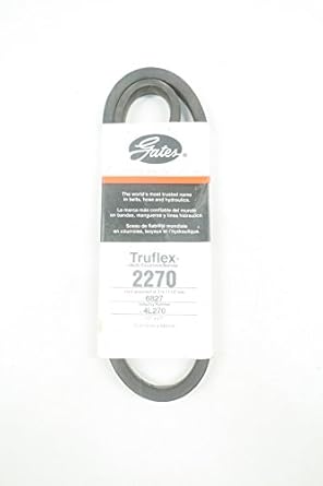 GATES 2270 4L270 Truflex 27 X 1/2IN V-Belt D582253: Amazon.com ...