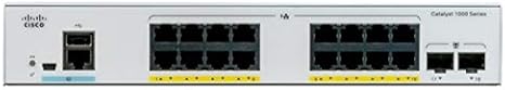 Amazon.com: Cisco Catalyst 1000-16FP-2G-L Network Switch, 16 Gigabit ...
