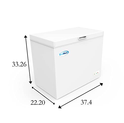 KoolMore SCF-7C Deep Chest Freezer with Two Wire Basket, 7 cu. ft. Food ...