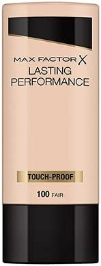 Max Factor Lasting Performance, Liquid Foundation, 100 Fair, 35 ml ...