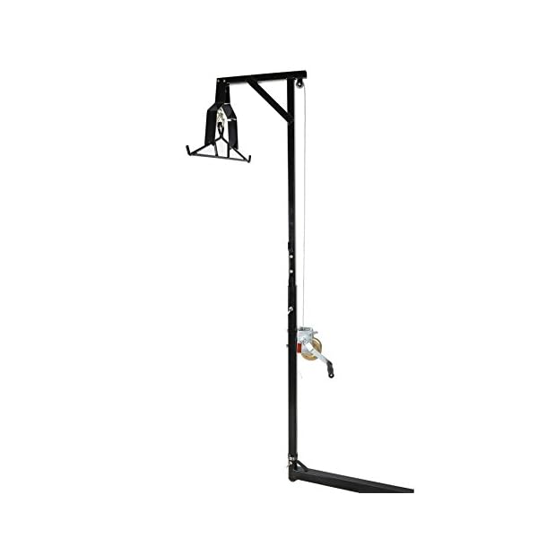 ECOTRIC Truck 2" Hitch Game Hoist 600LB Big Game Hunting Deer Hoist ...