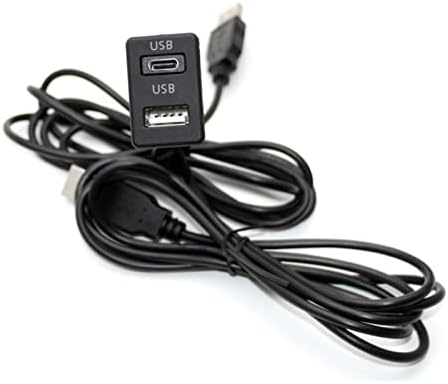 MTERK Universa Car Extension 3.5mm AUX USB Adapter Car DIY TypeC USB ...