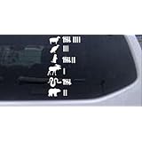Amazon.com: Rad Dezigns Keeping Count Roadkill Animals Funny Car Window ...