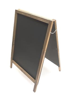 Buy Large Dark Oak Weatherproof Menu Chalkboard A Frame Board Sandwich ...