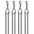 Amazon.com: 36" Heavy Duty Clear Acrylic Drapery Baton Curtain Wands 1/ ...