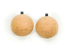 Amazon.com : Eagle Claw Round Pegged Cork Float, 1 3/4-Inch : Fishing ...