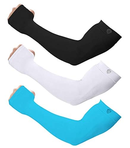 SHINYMOD Arm Sleeves for Men Women UV Sun Protection Compression Tattoo ...