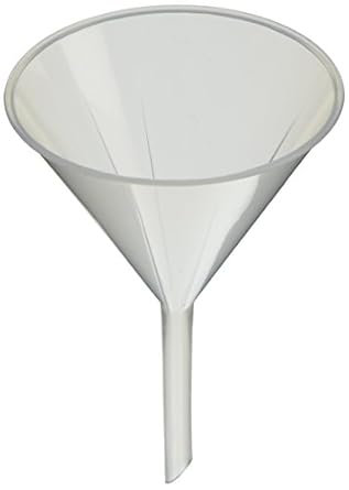 Globe Scientific 600153 Polypropylene Analytical Funnel, 120mm Funnel ...