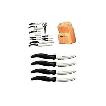 Amazon.com: Miracle Blade III 16 Piece Knife and Block Set: Miracle ...