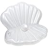 Zcaukya Inflatable Seashell Pool Float, 45.2 Inch Giant Clam Air-Filled ...