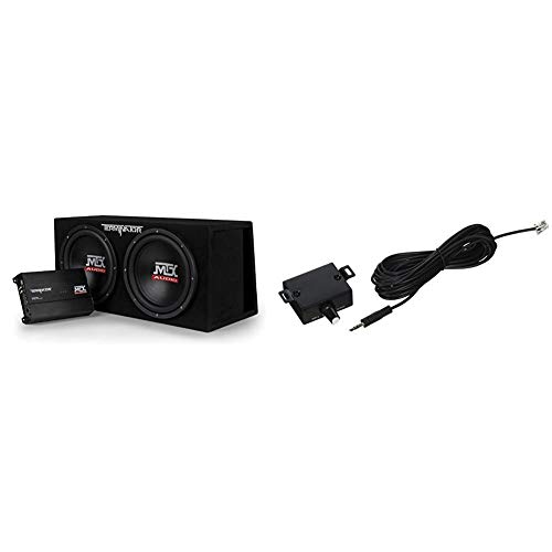 MTX Audio TNP212DV Dual 12" Subwoofer Vented Enclosure with Amplifier ...