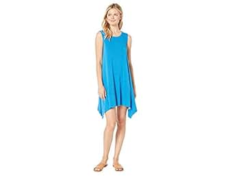 Nally & Millie Women's Sleeveless Trapeze Dress Blue Medium at Amazon ...