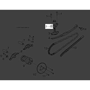 Amazon.com: Polaris 2007-2018 Sportsman 90 Outlaw 90 Tensioner Chain ...