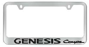 Amazon.com: Hyundai Genesis Coupe Chrome License Plate Frame with 2 ...