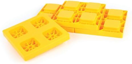 Camco Heavy Duty Leveling Blocks, Ideal For Leveling Single and Dual ...