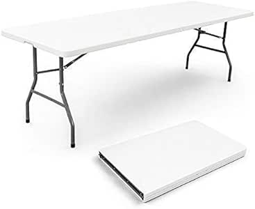 Amazon.com: Vispronet Resin Multipurpose Rectangle Table - Center ...