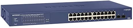 NETGEAR 24-Port Gigabit Ethernet Smart Managed Pro PoE Switch (GS724TP ...