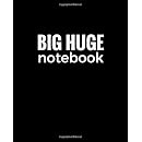 Big Huge Notebook (820 Pages): Black, Extra Large Blank Page Draw and ...