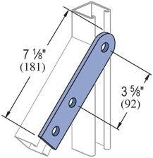 Amazon.com: Genuine Unistrut P2324-EG 3 Hole Flat Swivel Plate ...