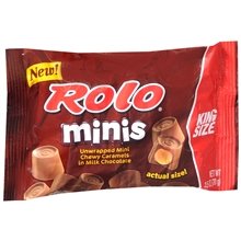 Amazon.com: Rolo Minis Chewy Caramel Candy King Size 2.5 oz. (Pack of ...
