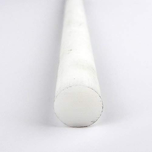 OnlineMetals Plastic Round Bar, Acetal (Homopolymer) Delrin, Natural in ...