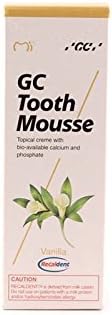 GC Tooth Mousse Toothpaste 35ml Tube Vanilla, Pack of 2 (2X 35ml ...
