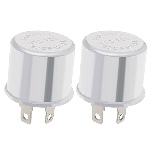 The Lord of the Tools 2PCS 2 Pin Flasher Units Relay 12V 20A 47W for ...