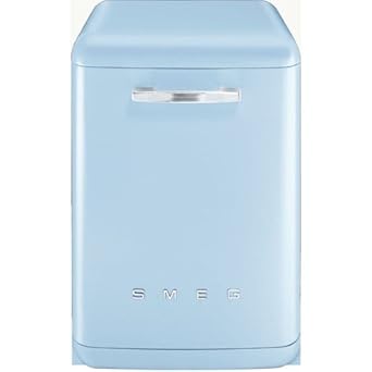 Smeg DF6FABAZ1 50's Retro Style Freestanding Pale Blue Dishwasher ...