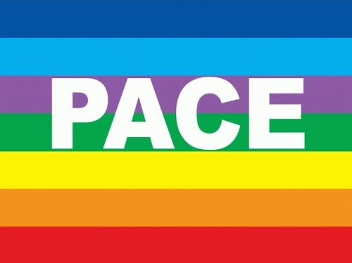 Bandiera della Pace, 100 X 140 CM: Amazon.it: Giochi e giocattoli