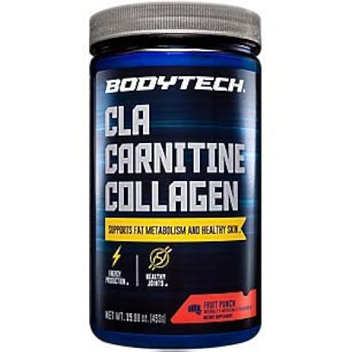 BodyTech CLA Carnitine Collagen Supports Fat Metabolism Healthy Skin ...