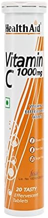 HealthAid Vitamin C Orange Flavour Vegetarian Effervescent 1000mg, 1 x 20 Tablets price in UAE ...