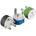 Orei South Africa, Botswana, Namibia Travel Plug Adapter - 2 USA Inputs ...