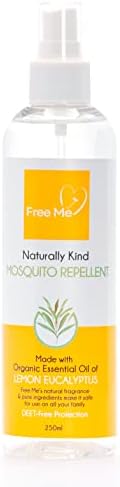 FREE ME Naturally Kind Mosquito Repellent Spray - Natural and DEET Free ...