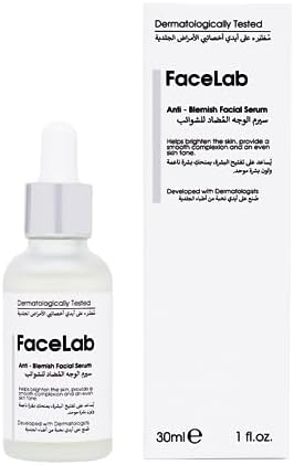 FaceLab Niacinamide Serum with Glycolic Acid & Vitamin E - Dark Spot ...