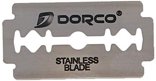 Dorco Double Edge Razor Blades â€“ Stainless Steel, Dispenser Box with ...