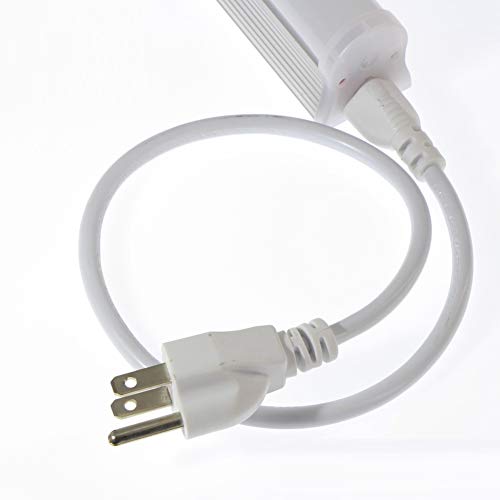 Aieasy Led Tube Power Extension Cord With 3 Prong Plug T5 T8 Led Wire