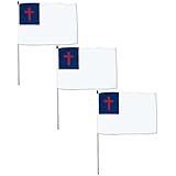 Amazon.com : US Flag Store Christian Hand Flag, 4 by 6-Inch : Outdoor ...