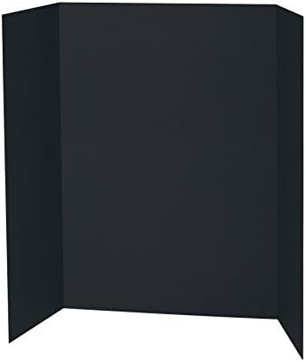 Pacon Presentation Board, Single Wall, 48" x 36", Black, 24 Boards ...