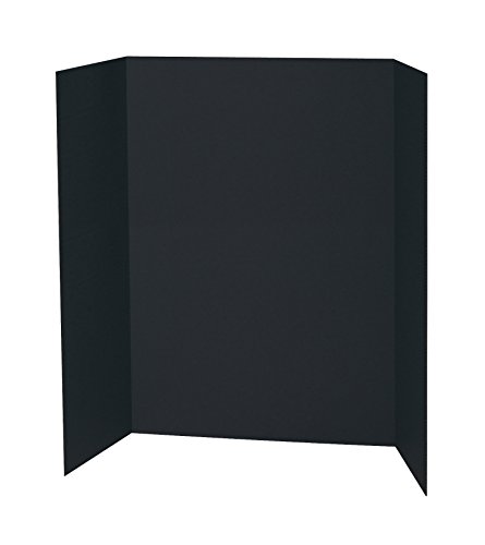 Pacon Presentation Board, Single Wall, 48" x 36", Black, 24 Boards ...