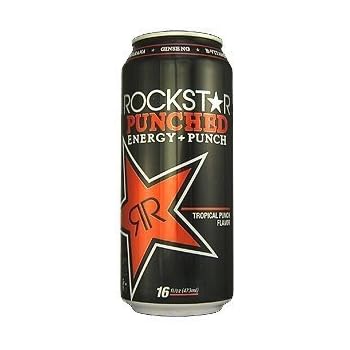 Amazon.com: Rockstar Fruit Punch Punched Energy Drink, 16 Ounce (16 ...