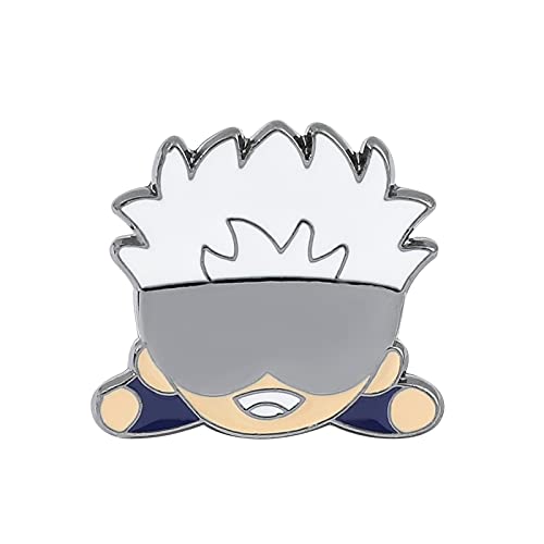Anime Pins, Jujutsu Kaisen Manga Figure Brooch Lapel Pins Metal Badges ...