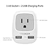 TESSAN UK Ireland Hong Kong Power Adapter, International Travel Plug ...