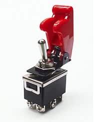 Amazon.com: Safety Toggle Switch DPDT 20 Amp"RED" : Automotive