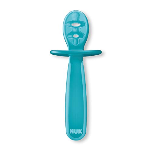 NUK Pretensil Dipper Spoon and Fork, 2 Pack, 6+ Months | Pricepulse