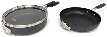 Calphalon Select Space Saving Hard Anodized 3 Piece Cookware Set price ...