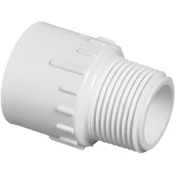 2" PVC Male Adapter (MPT x Slip): Pipe Fittings: Amazon.com: Industrial ...