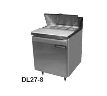 Continental Refrigerator DL27-8 Designer Line Sandwich Unit, 27" Wide ...