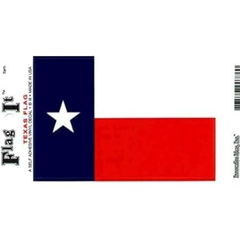 Amazon.com: Texas State Flag Sticker Car Decal Bumper Sticker Lone Star ...