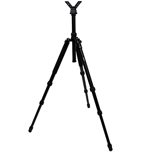 HUNTPAL Foldable Hunting Shooting Stick Rifle Shooting Tripod Gun Rest ...