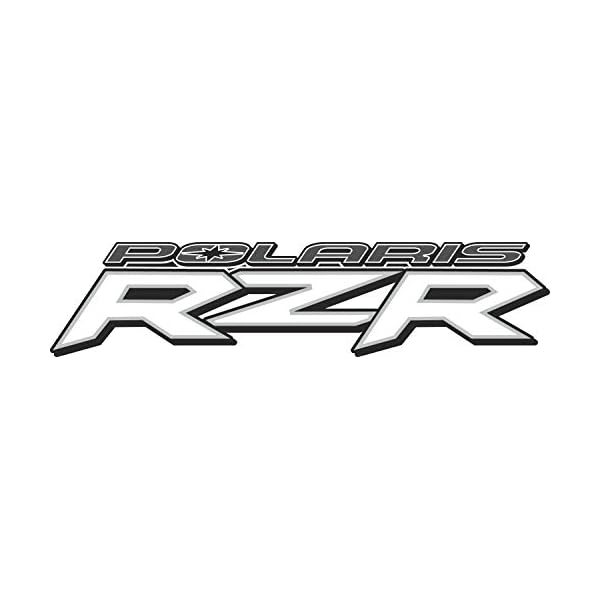 Polaris RZR White utv Logo Decal, Graphic, Sticker - Robby Gordon Off-Road